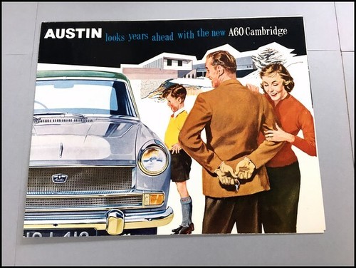 1960 Austin A60 Cambridge Australia Original Vintage Car Sales Brochure ...