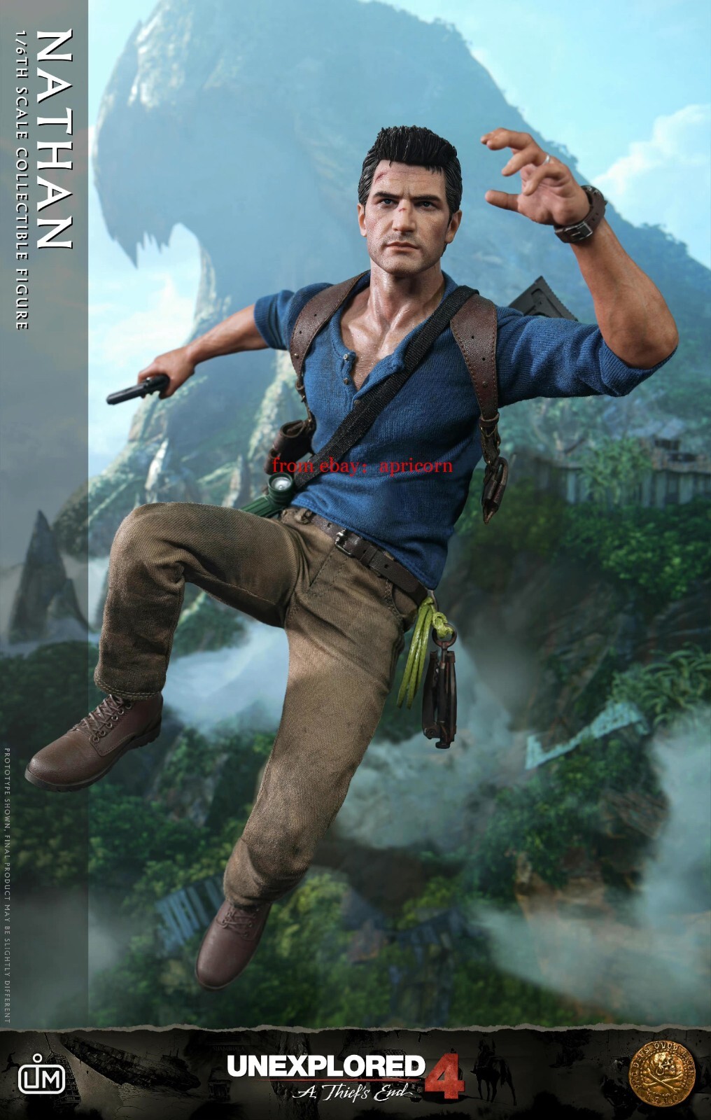 Pre! LIMTOYS LIM012 Uncharted 4 Nathan Drake 1/6 Collectible Action ...