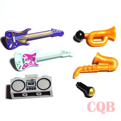 NEW LEGO - Collection - Music - 6 Instruments guitar sax horn mic music ...