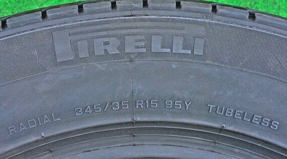 345/35R15 Pirelli Cinturato P7 Tires Pair TWO 2 345/35ZR15 Lamborghini ...