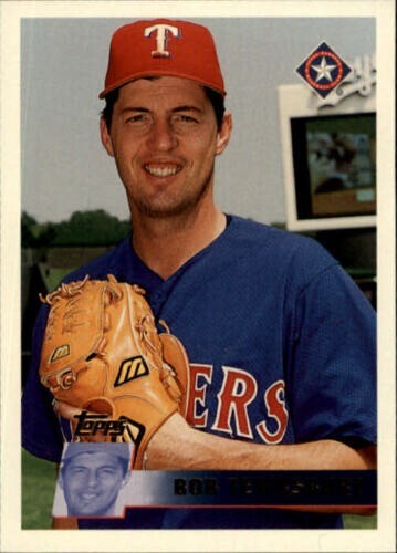 1996 Topps Texas Rangers Baseball Card #387 Bob Tewksbury | eBay