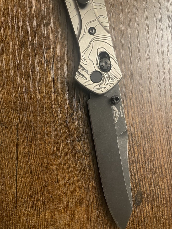 Benchmade Osborne 940BK-03, Magnacut, Original Aluminum + Custom ...