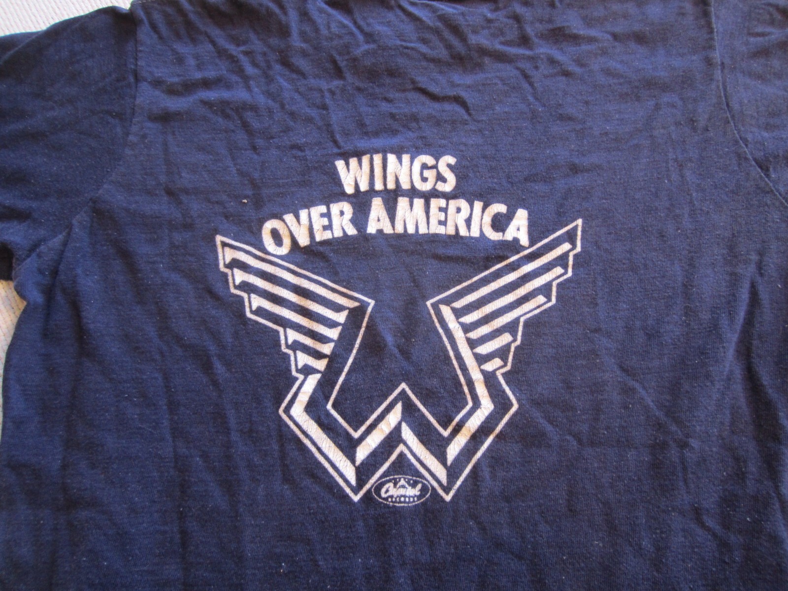 1970s vintage concert T-shirt: WINGS OVER AMERICA TOU… - Gem