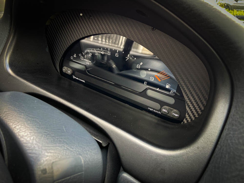 Twill Dry Carbon Fiber S2000 Cluster Conversion Bezel for 96-00 EK ...