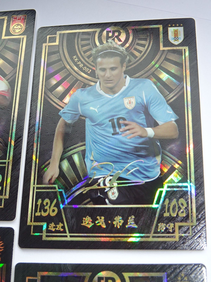 Javier Mascherano Robin van Persie Diego Forlan lot 4 cards no Panini ...