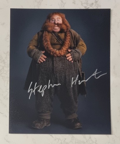 STEPHEN HUNTER THE HOBBIT SIGNED 8 X 10" PHOTO SUPANOVA COA BOMBUR | eBay