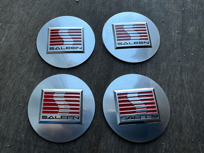 2005 - 2014 FORD MUSTANG SALEEN WHEEL RIM CENTER CAP EMBLEMS SET OF 4x ...