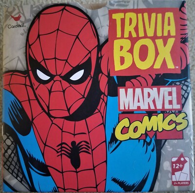 MARVEL Trivia BOX Game Brand NEW! Fast ship! Spiderman Thor Hulk Iron ...