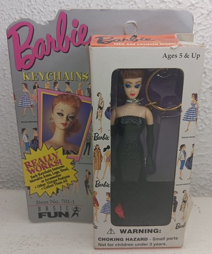 1995 Mattel Basic Fun Barbie Keychain Solo In Spotlight Barbie From ...
