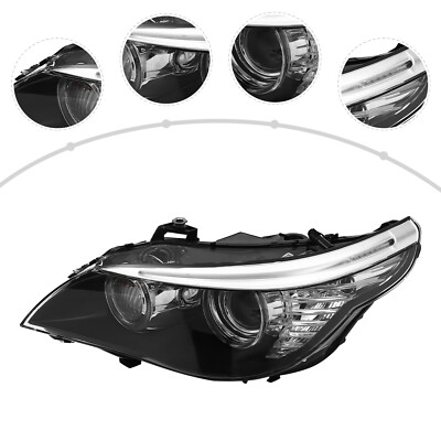 Fits 08-10 BMW E60 E61 528i 535i Xenon/HID Projector Headlights w/AFS ...