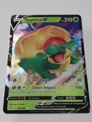 Pokemon TCG Appletun V Fusion Strike 026/264 Holo Ultra Rare- NM/M | eBay