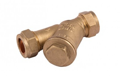 15mm Compression Brass In-Line Y Strainer / Filter | eBay