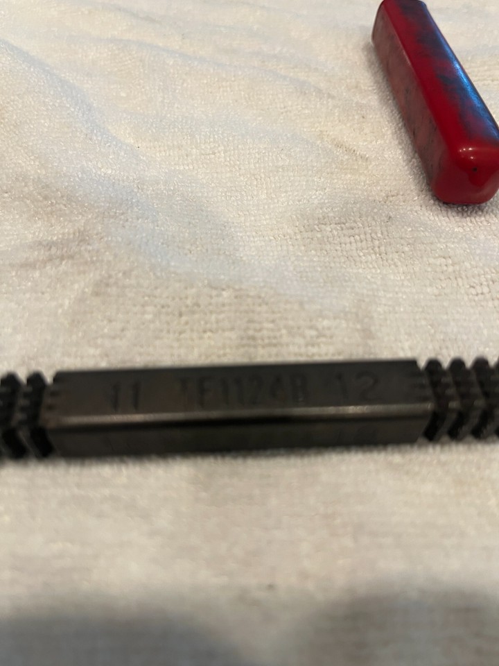 Snap On Tools TF1124B Thread File - Sizes 11 12 13 14 16 18 20 & 24 EUC ...