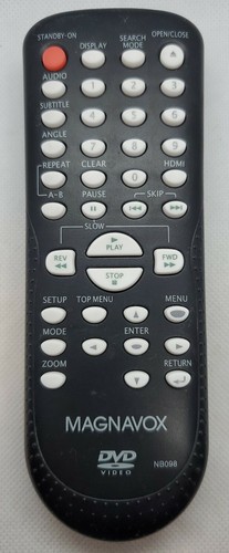 GENUINE MAGNAVOX NB098 REMOTE DP170MGXF MDV3000F MDV3300 MDV330 MDV3110 ...