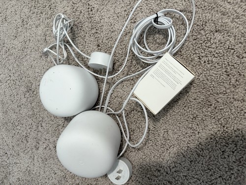 Google Nest WiFi Router H2D with Extender H2E Snow White | eBay