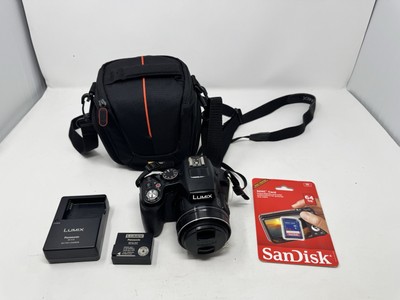 Panasonic Lumix DMC-FZ200 Black Digital Camera 24x Zoom 12.1 Megapixels ...