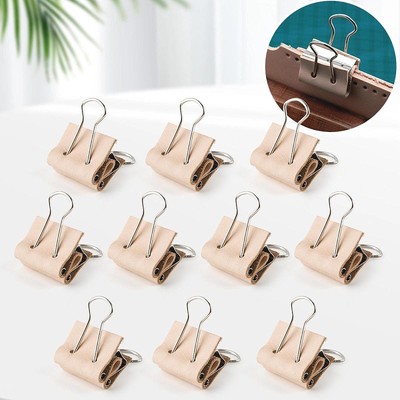 10x Mini Binder Clips Protective Clips Accessories for Office Desk ...