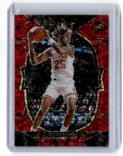 2022-23 Select Red Disco Fast Break Dalen Terry RC 10/49 Chicago Bulls ...