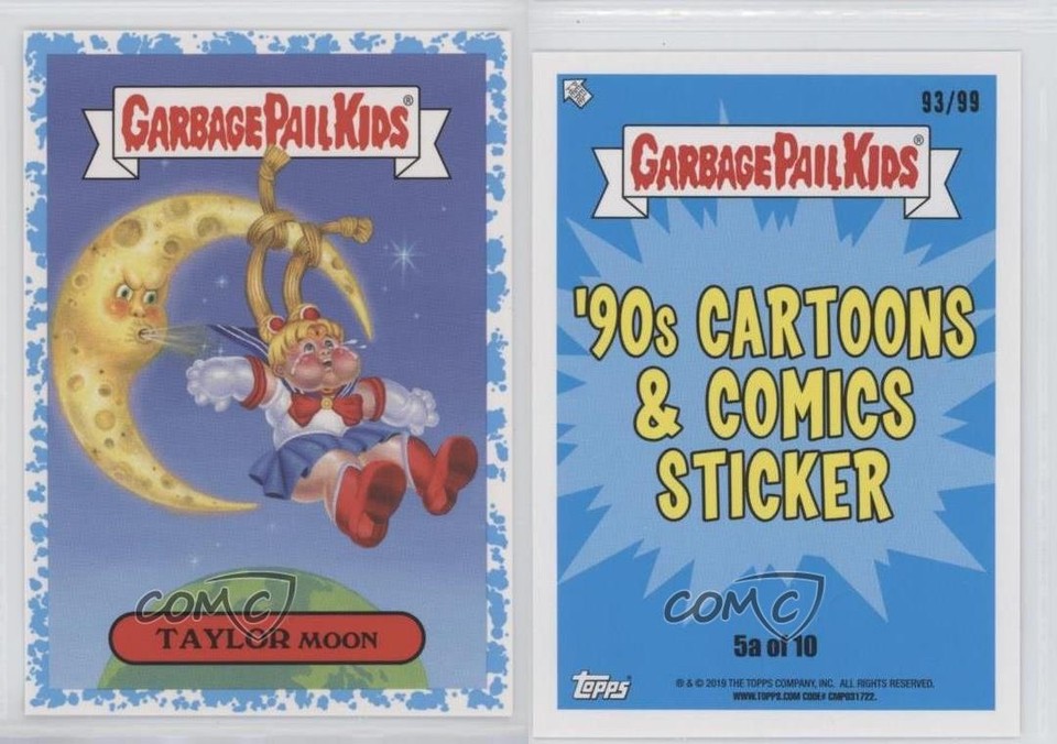 2019 Topps Garbage Pail Kids: We Hate the '90s Spit 93/99 TAYLOR MOON ...