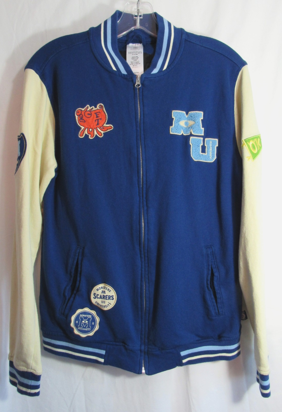 Disney Monsters Inc Blue Patches Back Embroidered Var… - Gem
