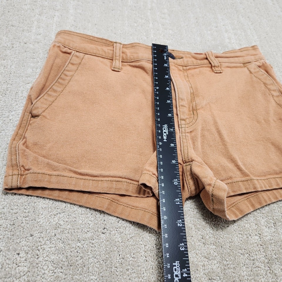 American Giant Shorts Women 27 Roughneck Canvas Stretch Gorpcore USA ...