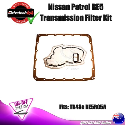 Transmission Filter Kit for Nissan Patrol RE5 TB48e Transmission | eBay