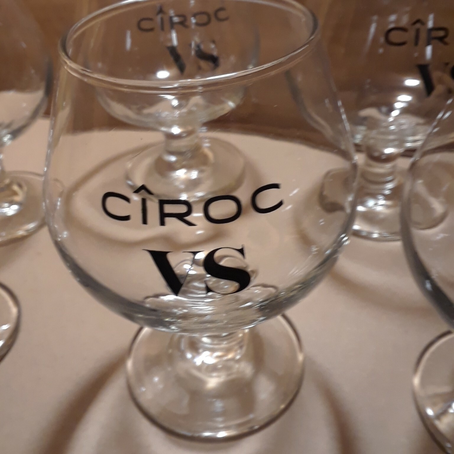 CIROC VS GLASSES EMBASSY 9.02 oz SET OF 6 BRANDY/COGNAC NEW | eBay
