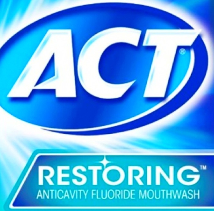 Act Mouthwash Logo Act Mouthwash, Fluoride, Anticavity, Zero Alcohol,