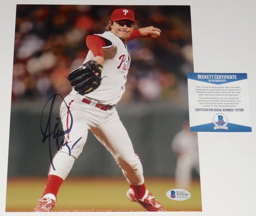 JAMIE MOYER AUTOGRAPHED 8X10 COLOR PHOTO (PHILADELPHIA PHILLIES ...