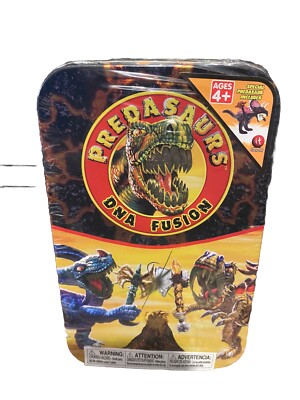 Predasaurs DNA Fusion Dinosaurs Metal Tin Collectible Discontinued | eBay