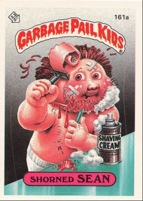 1986 Topps Garbage Pail Kids Shorned Sean #161A | eBay