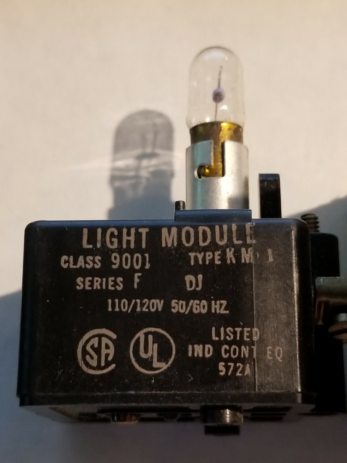 Square D 9001-KM1 Light Module w/Lamp 120 Volt AC Resistor Type | eBay