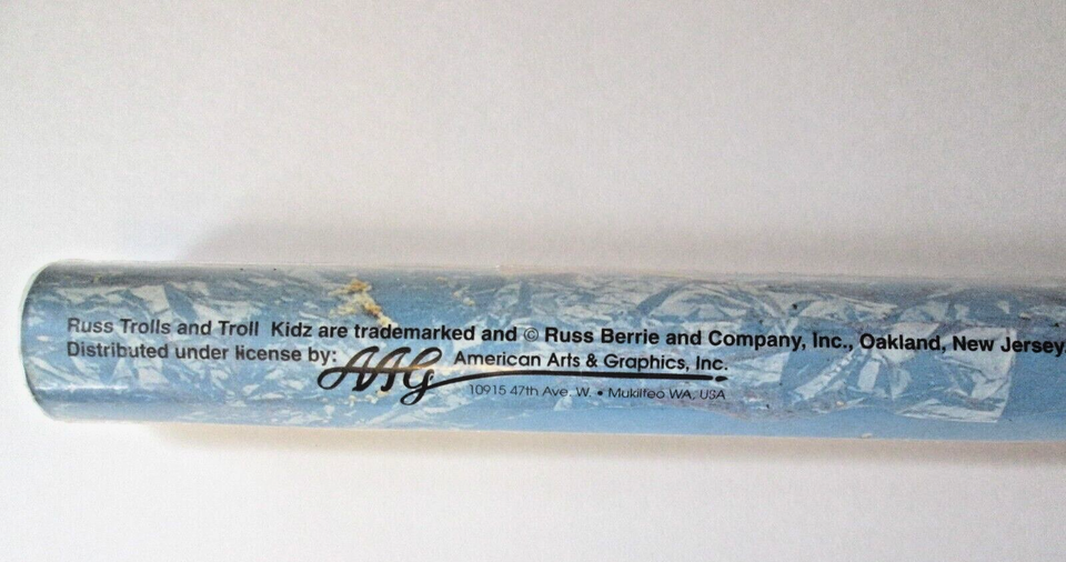 Vintage "TROLL FUN" Troll Dolls Russ Berrie Poster PC1092 - 20"x16 ...