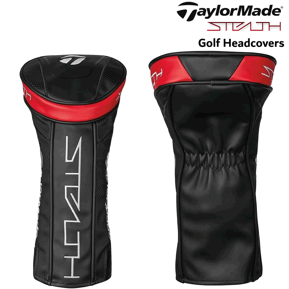 TAYLORMADE GOLF HEAD COVERS STEALTH HEADCOVERS DRIVER FAIRWAY HYBRID ...