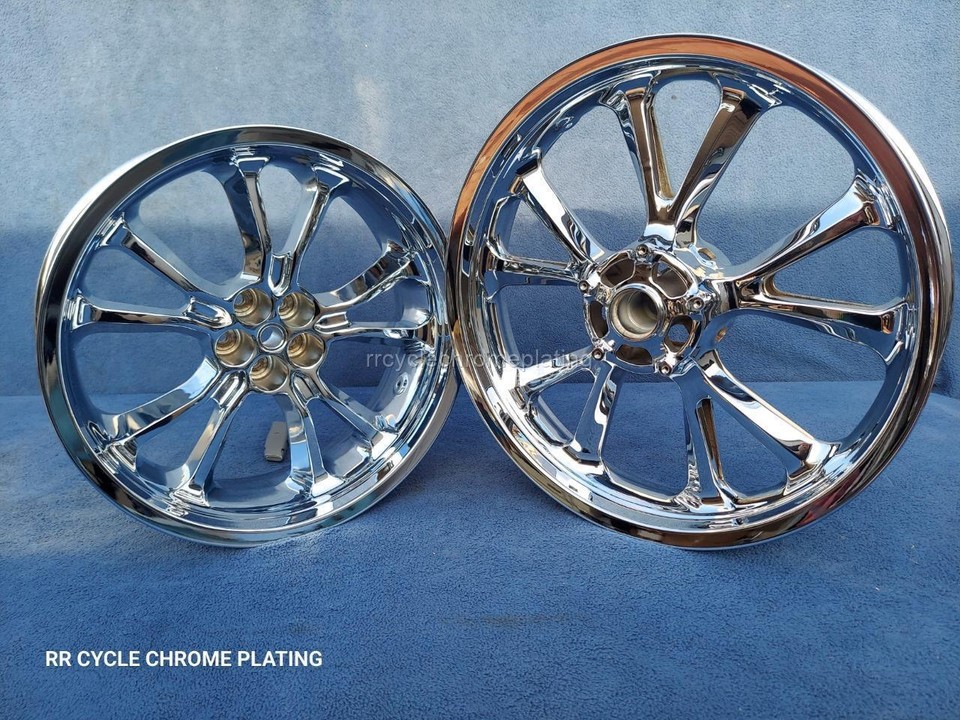 18-24 Chrome Honda GL1800 Goldwing Rims Wheels Front Rear Exchange ...