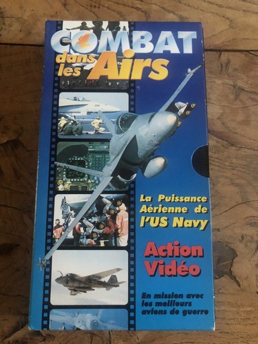 CASSETTE VIDÉO VHS COMBAT DANS LES AIRS LA PUISSANCE AÉRIENNE DE L’US ...