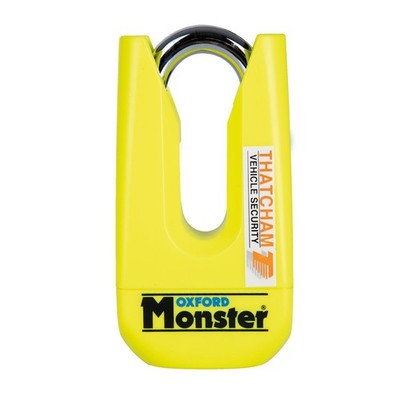 Oxford Monster Disc Lock - Yellow | eBay Australia