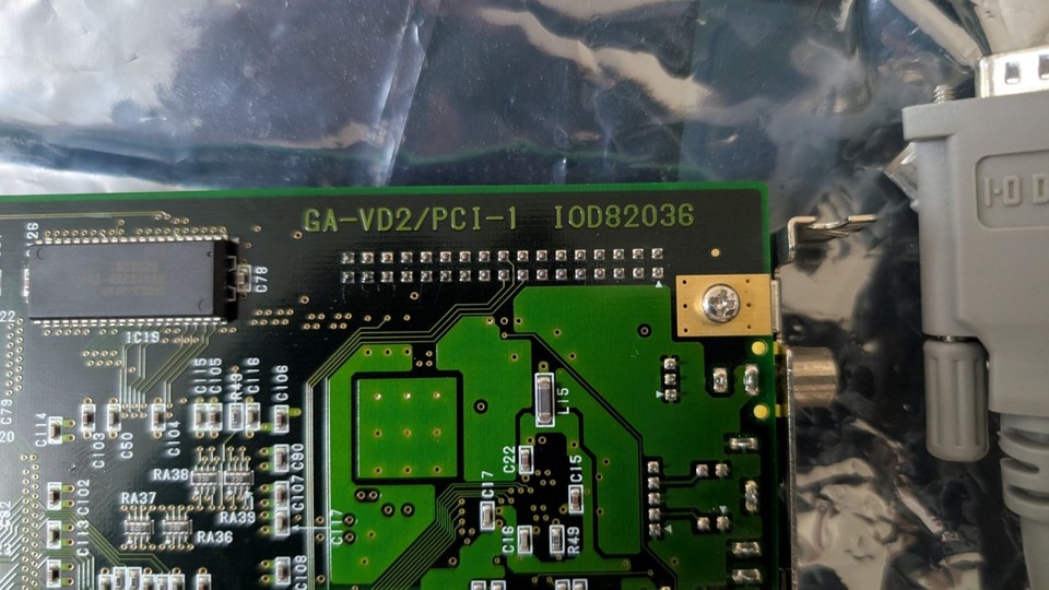 IO Data GA-VD2 PCI 3dfx Voodoo II 3d Accelerator Card 12Mb No.2 | eBay