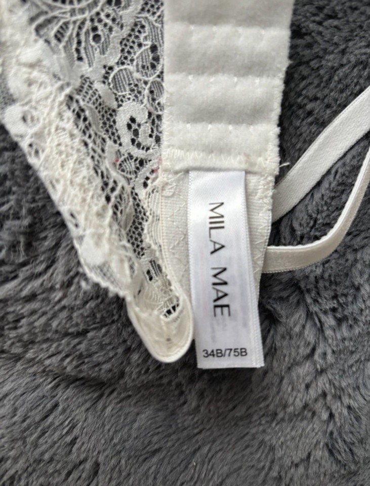Bra Mila Mae 34B/75B white | eBay UK