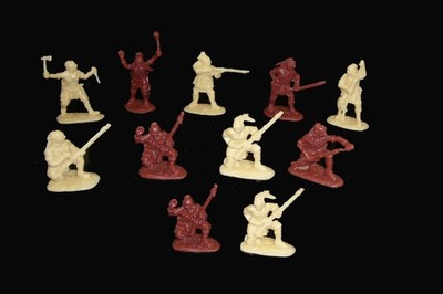 Mohawk Indians Woodland ARMIES IN PLASTIC Eastern plastic toy soldiers ...