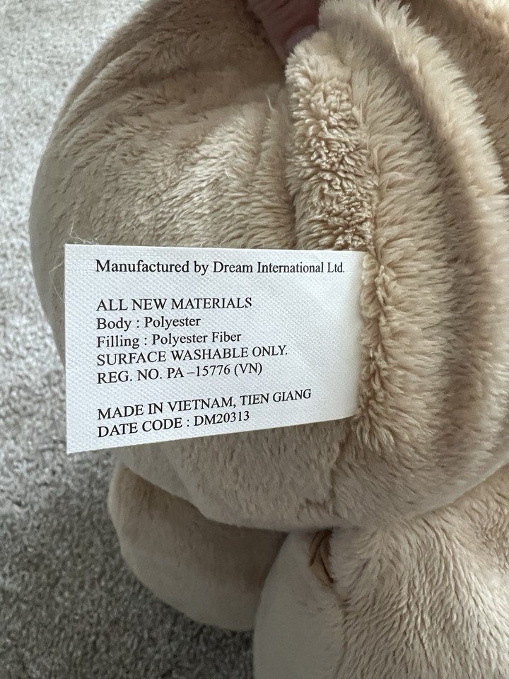 Stuffies Plush Brown Dog With Hidden Pockets and Zipper Mouth | eBay