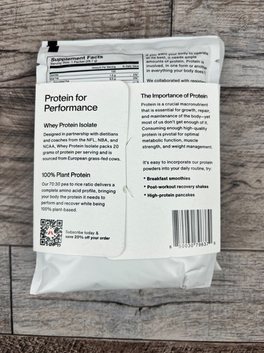 3 PACK Momentous Protein Power Pack Travel Size Powder for Muscles | 4 ...