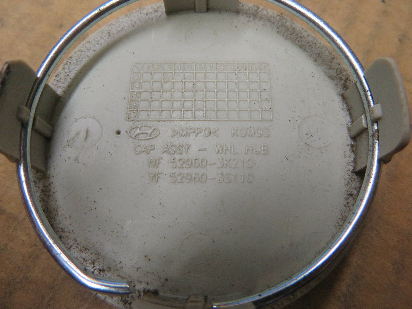HYUNDAI WHEEL CAP CENTER CAP WHEEL CENTER CAP OEM # 529603K210 | eBay