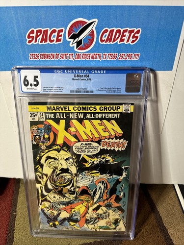 X-men #94 1975 2nd Nightcrawler Storm Colossus CGC 6.5 Graded Comic ...