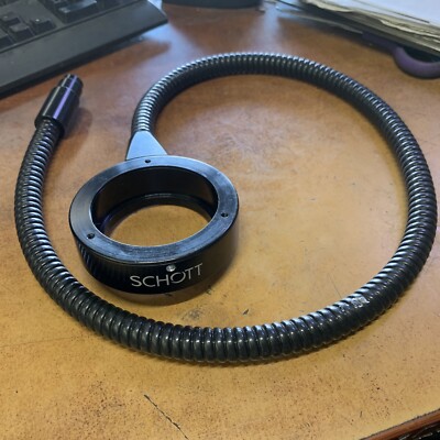 Schott Fostec A08625 Fiber Optic Ring Light Guide Ø66mm ID, 16mm Input ...
