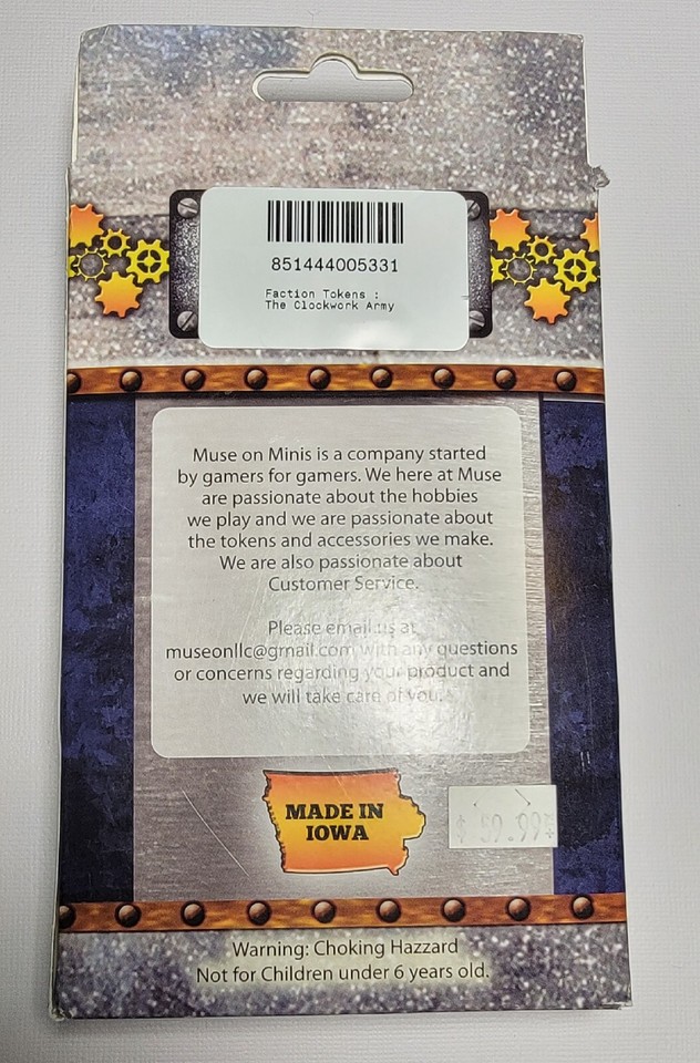 Muse On Minis. Faction Tokens: The Clockwork Army. New | eBay