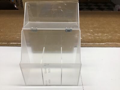 Storage Box - Clear 9”x9”x4” | eBay