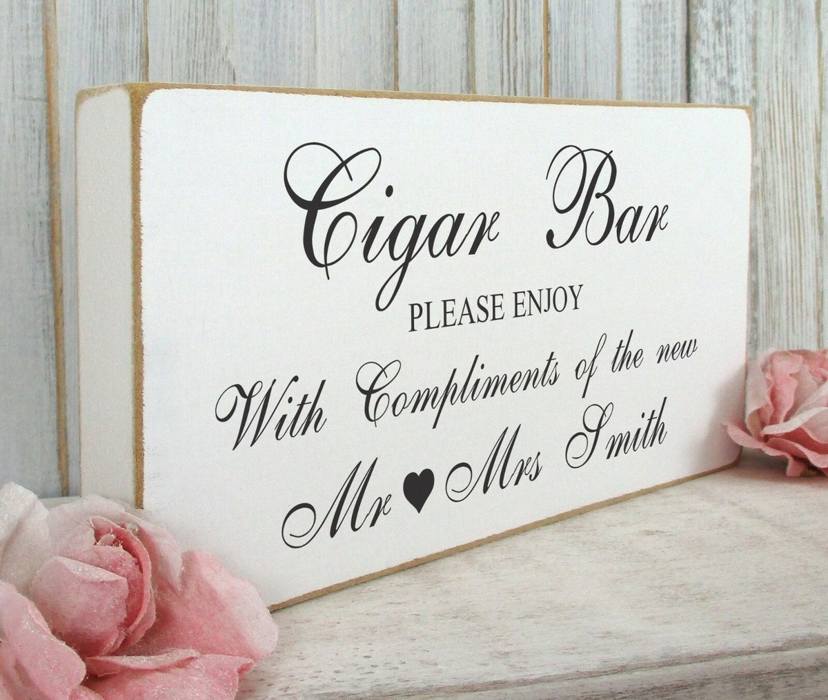 Cigar Signs For Wedding