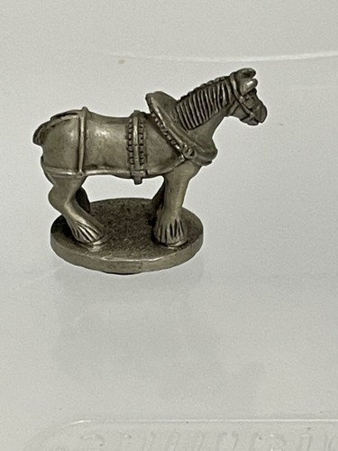 VINTAGE FORT PEWTER CLYDESDALE HORSE STATUE BUDWEISER? | eBay