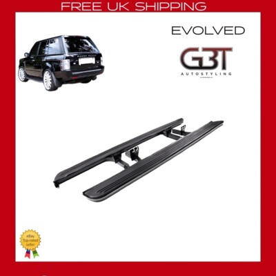 SIDE STEPS RUNNING BOARDS & MUDFLAPS FOR RANGE ROVER VOGUE L322 OE ...